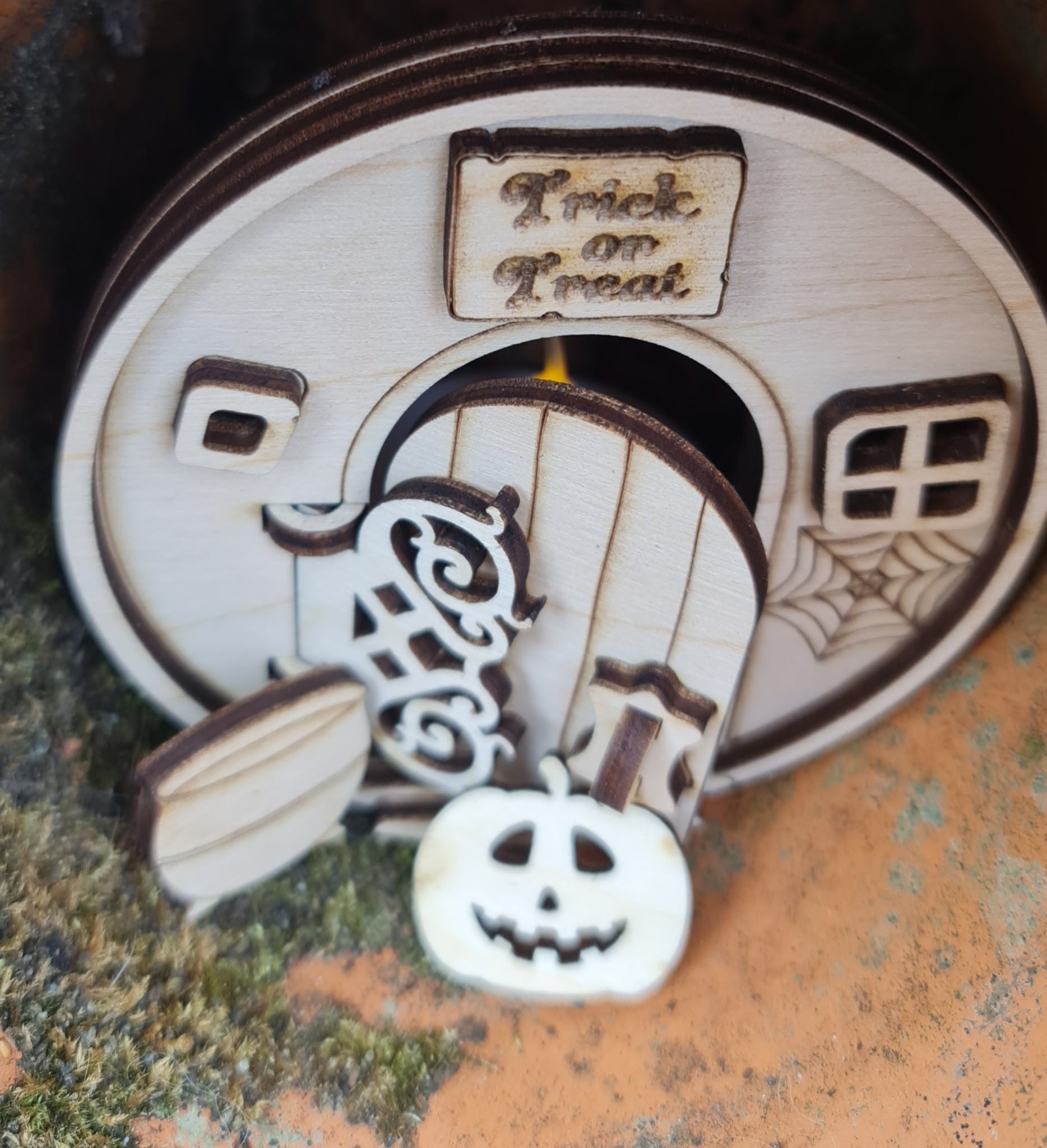 Hinged Halloween Fairy Door – Daisymoon Designs