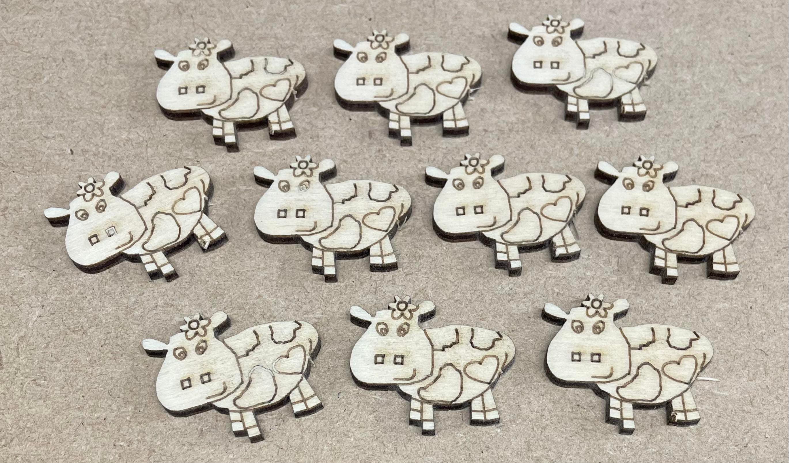Mini Cow Multipack of 10 – Daisymoon Designs