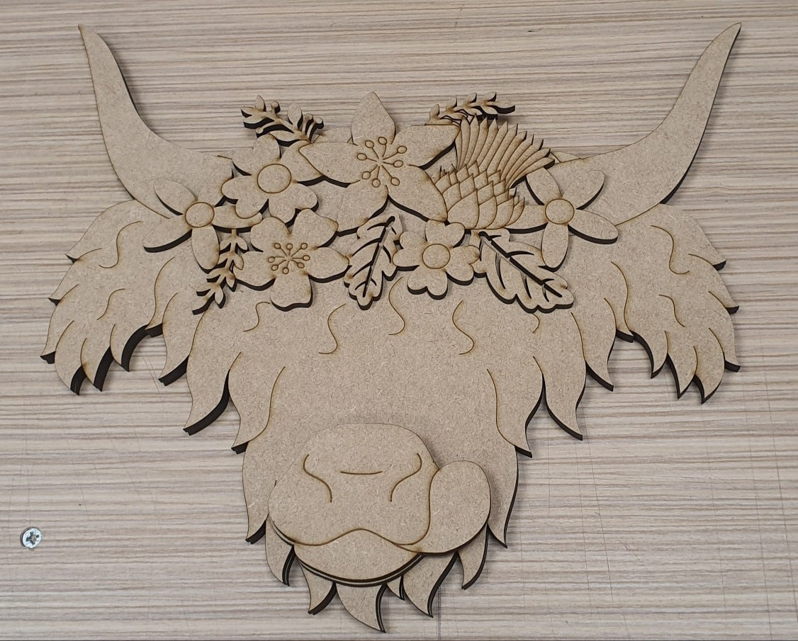 Cow Patterns For Wood Cutouts Cow Paper Cut Out Etsy UK